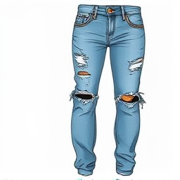 Quần rách Tiếng Anh là gì