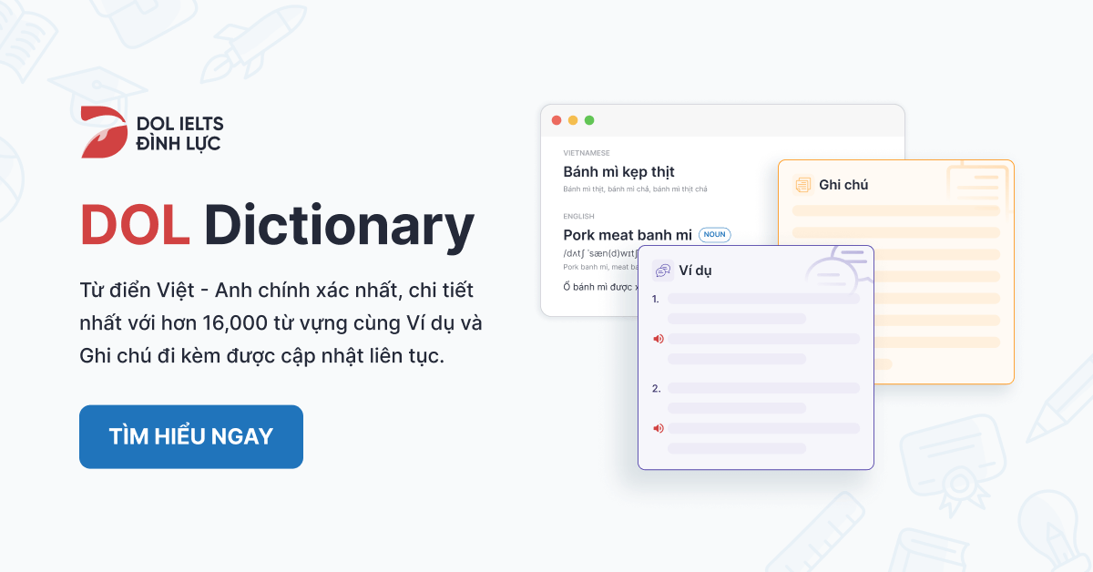Từ điển Việt Anh DOL Dictionary