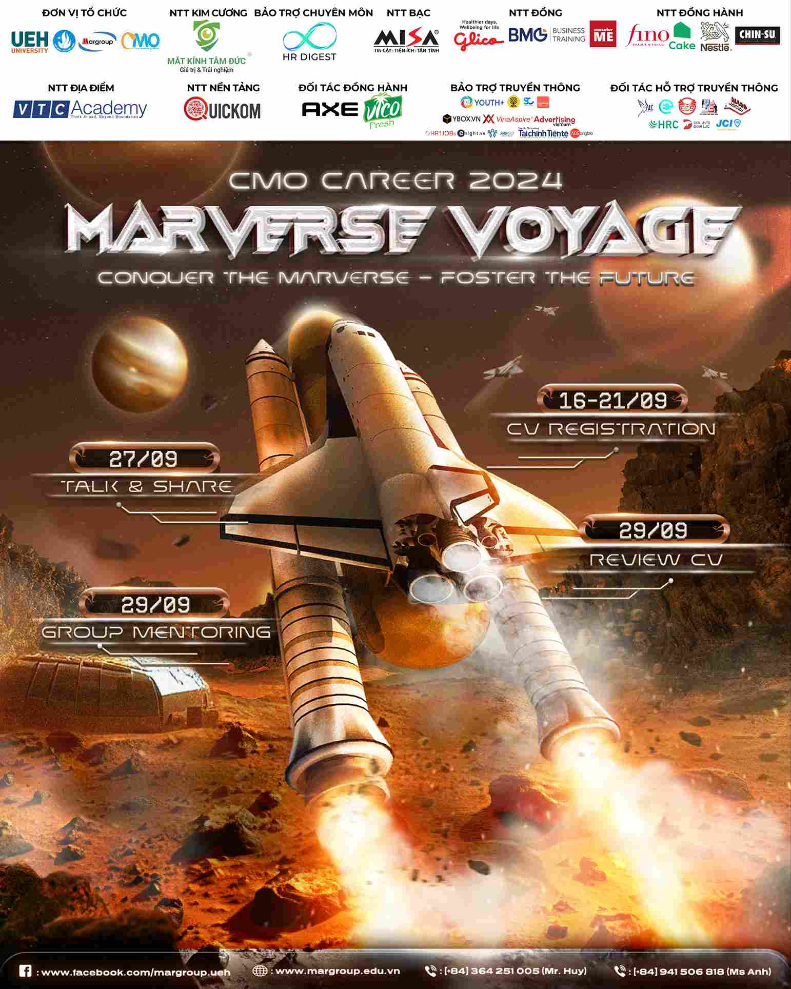 /𝐂𝐌𝐎 𝐂𝐀𝐑𝐄𝐄𝐑 𝟐𝟎𝟐𝟒 - 𝐌𝐀𝐑𝐕𝐄𝐑𝐒𝐄 𝐕𝐎𝐘𝐀𝐆𝐄/ KHAI PHÁ TIỀM NĂNG, CHINH PHỤC SỰ NGHIỆp