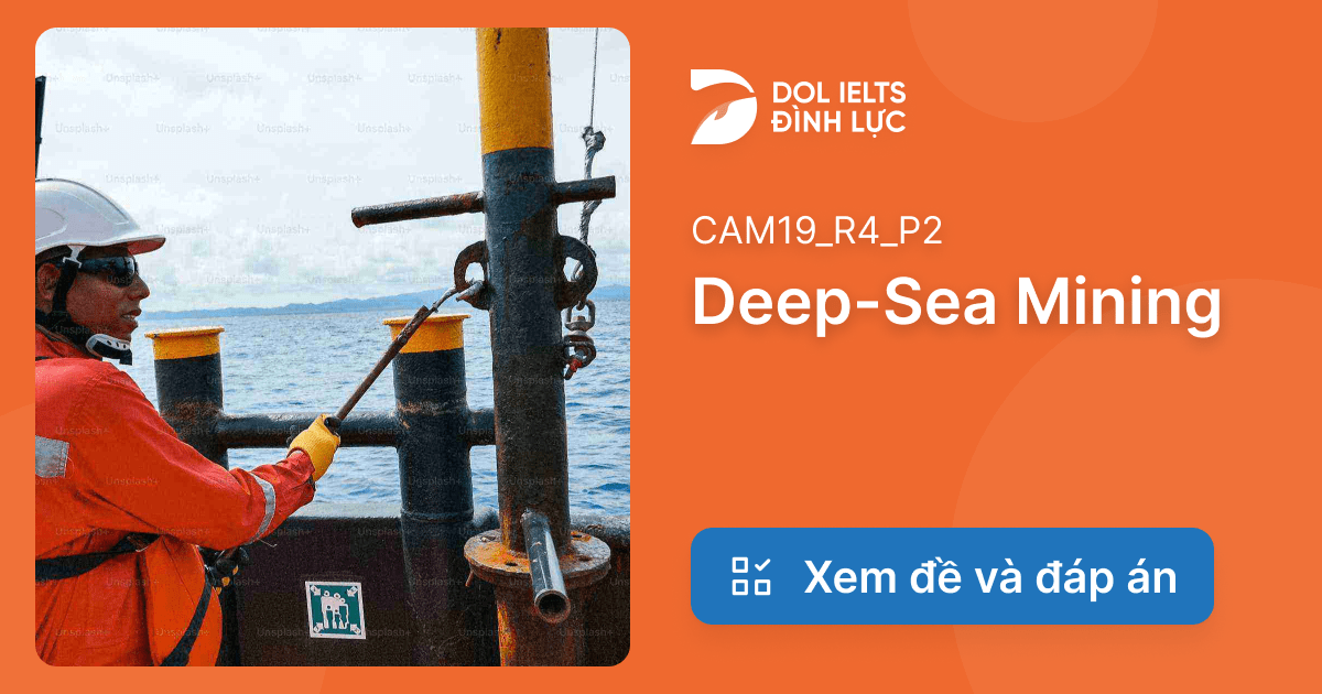 Deep-Sea Mining IELTS Reading Answers with Explanation | IELTS Reading ...