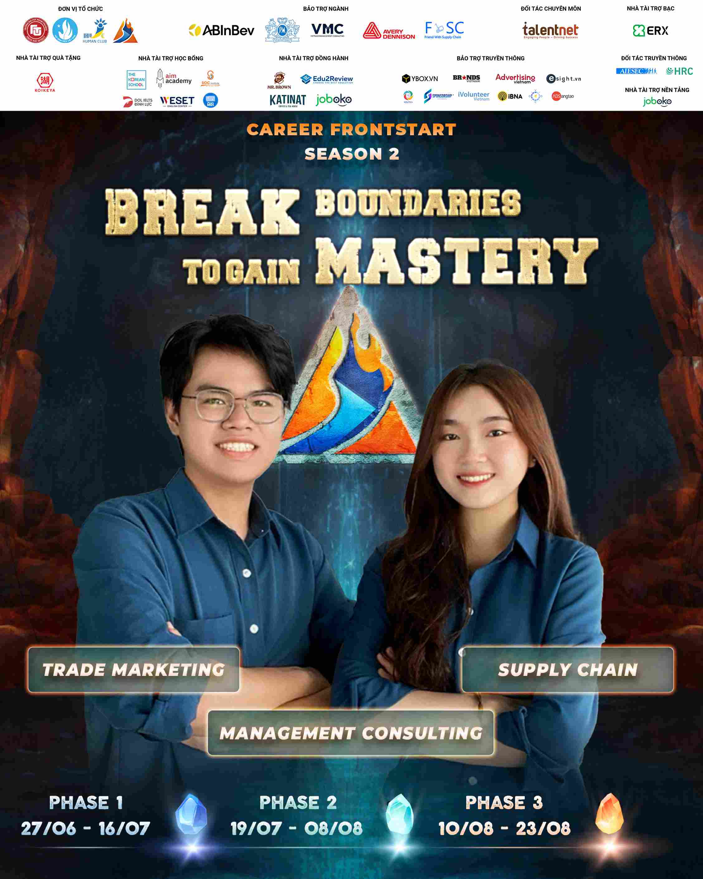 Chính thức mở đơn đăng ký chương trình ĐỊNH HƯỚNG NGHỀ NGHIỆP CAREER FRONTSTART 2024 “BREAK ...