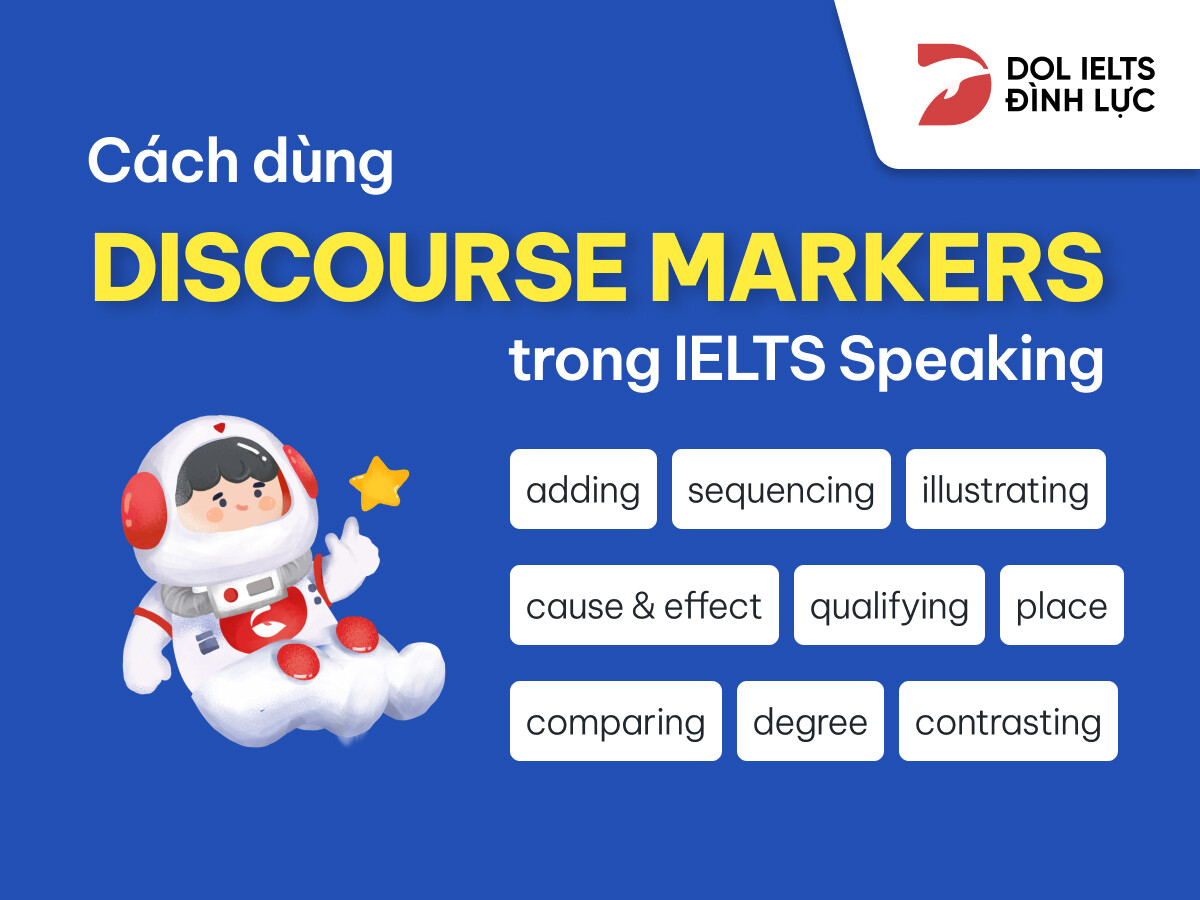 Cách dùng Discourse Markers trong Speaking thật tự nhiên