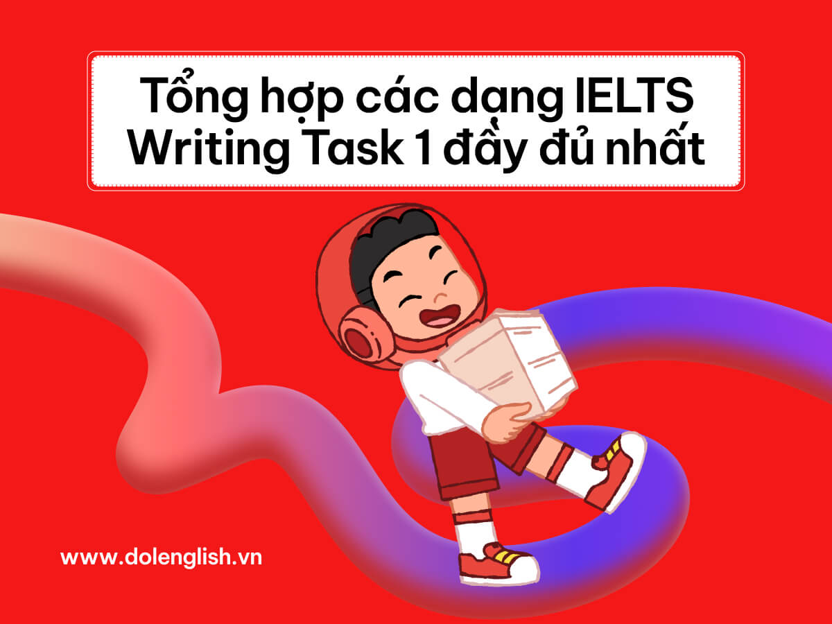 Tất cả dạng IELTS Writing Task 1: Nhận diện & Cách viết